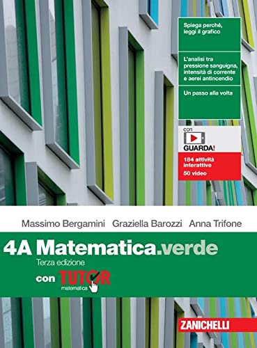 Matematica verde Con Tutor Per Le Scuole Superiori Con E book Con 